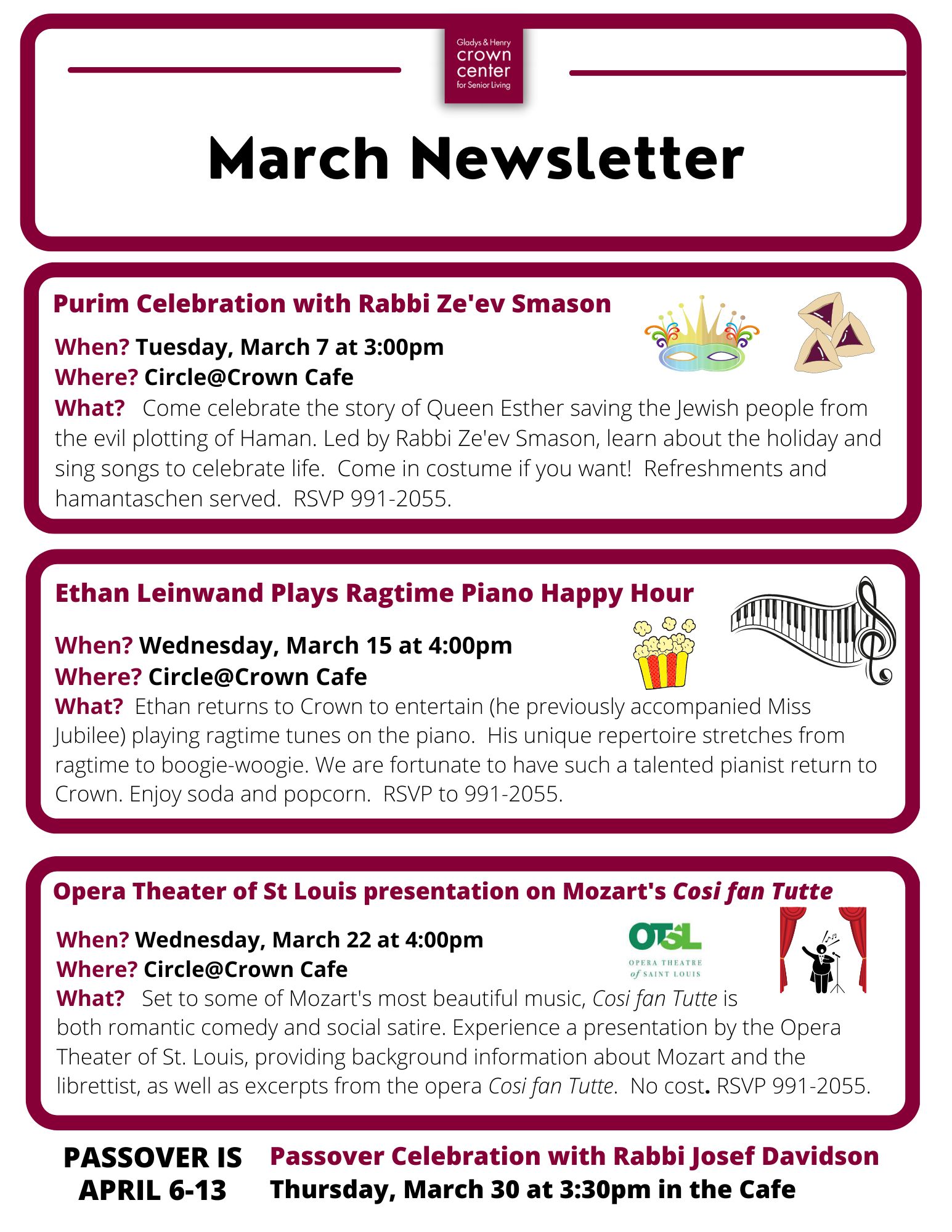 Crown Center March Programs - Crown CenterCrown Center