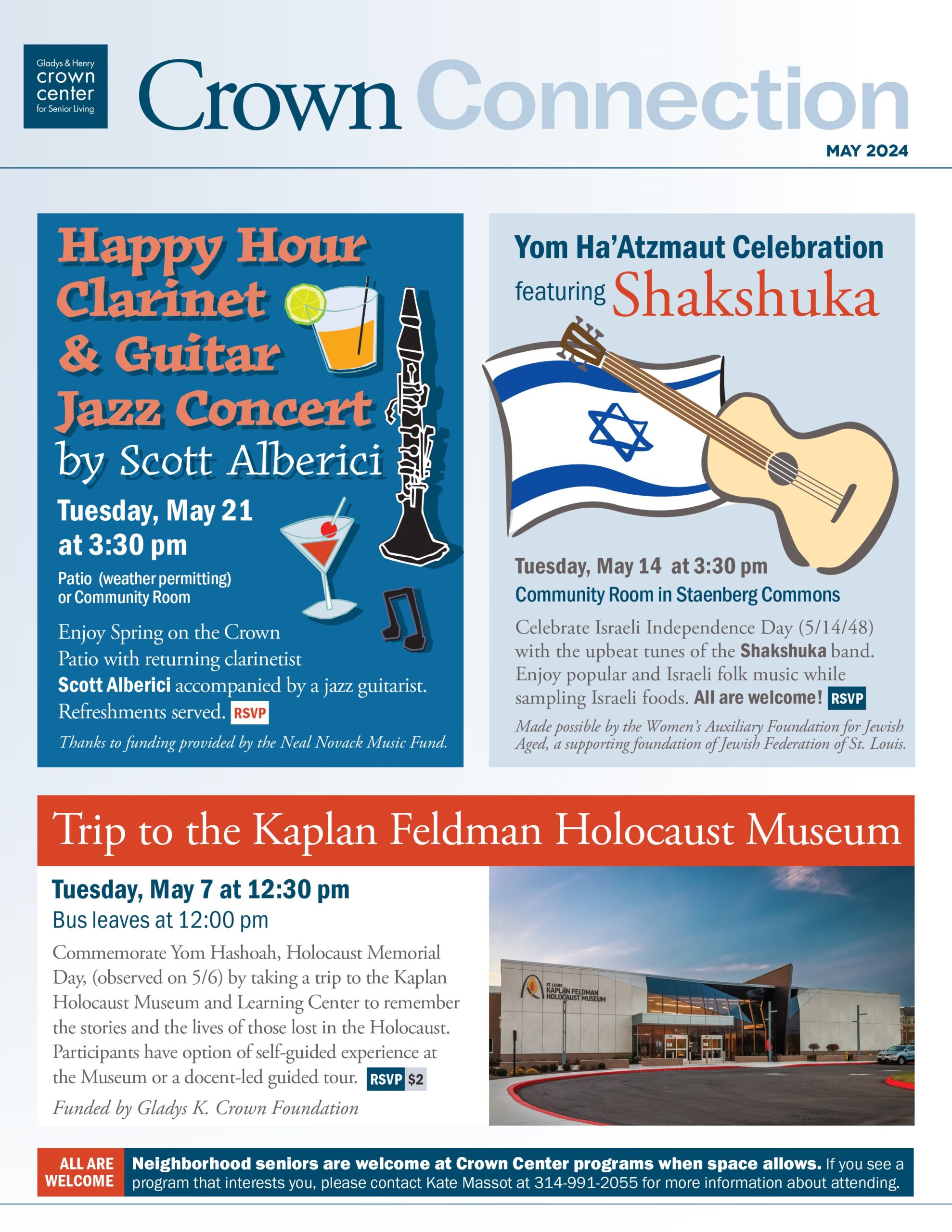 May Program Calendar - Crown CenterCrown Center